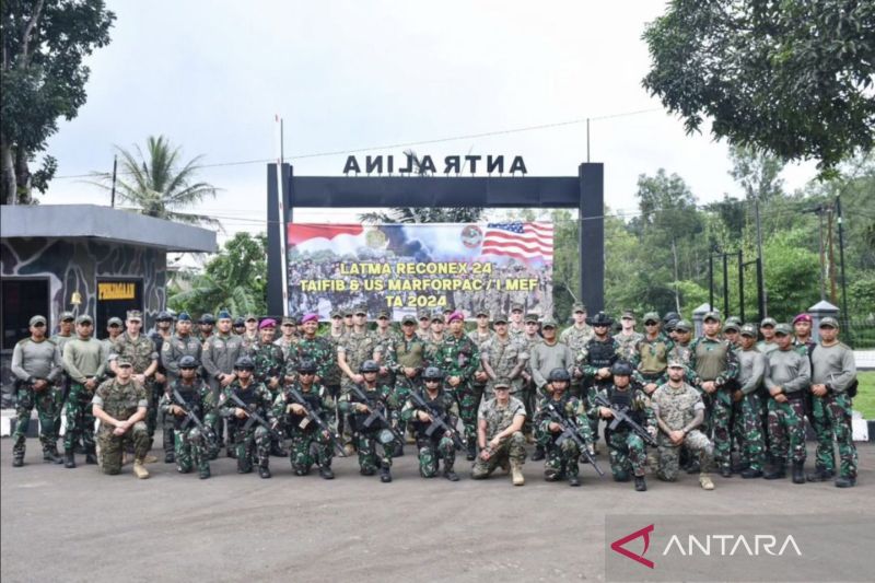 TNI AL dan Marinir AS latihan bersama Reconex 2024 di Sukabumi - ANTARA News