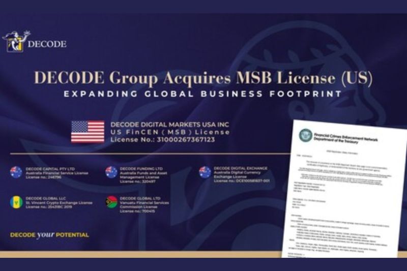 DECODE Group Sukses Memperoleh Lisensi Jasa Keuangan di Amerika Serikat ...