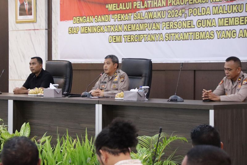 Polda Maluku gelar operasi pekat salawaku 2024 ciptakan ketertiban - ANTARA News