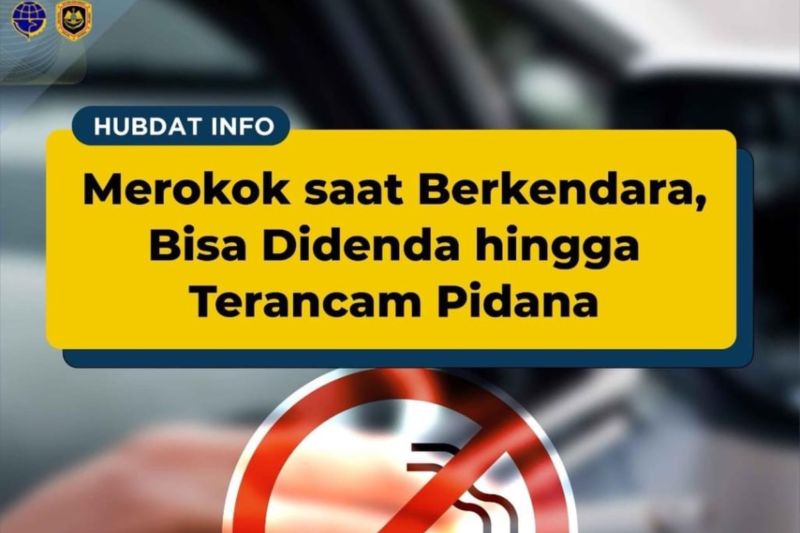 Merokok sambil berkendara bisa kena sanksi pidana, waspadai bahayanya! - ANTARA News