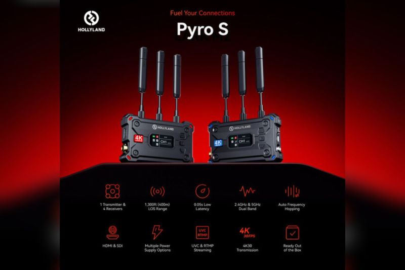 Hollyland Luncurkan Sistem Transmisi Video 4K Nirkabel Terbaru, Pyro S ...