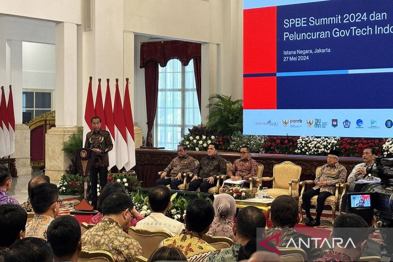 Presiden Jokowi luncurkan "GovTech Indonesia" INA Digital - ANTARA News