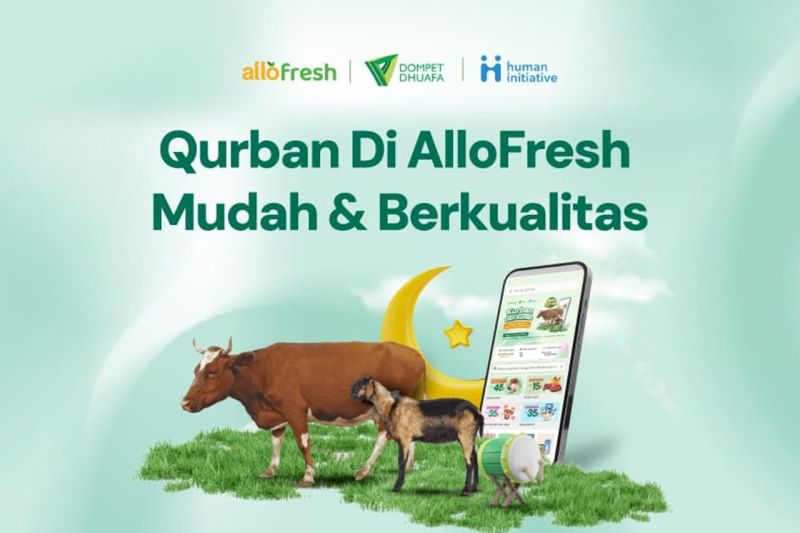 AlloFresh Gandeng Dompet Dhuafa, Sediakan Kurban Secara Mudah dan ...