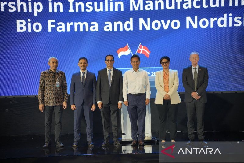 Novo Nordisk tanda tangani MoU dengan Bio Farma produksi obat diabetes ...