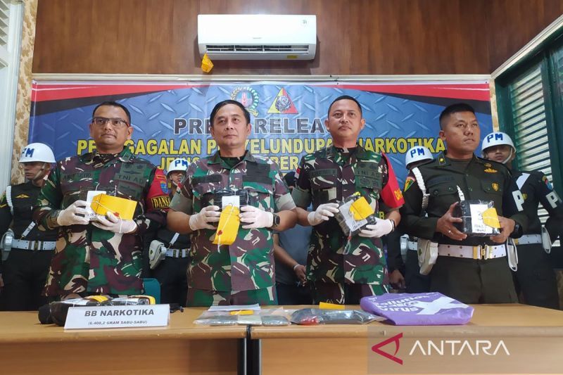 TNI AD gagalkan penyelundupan 6,3 kilogram narkoba di perbatasan - ANTARA News