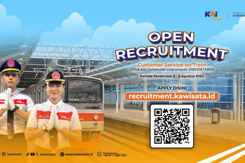 KAI Wisata buka lowongan Customer Service on Train Jabodetabek - ANTARA ...