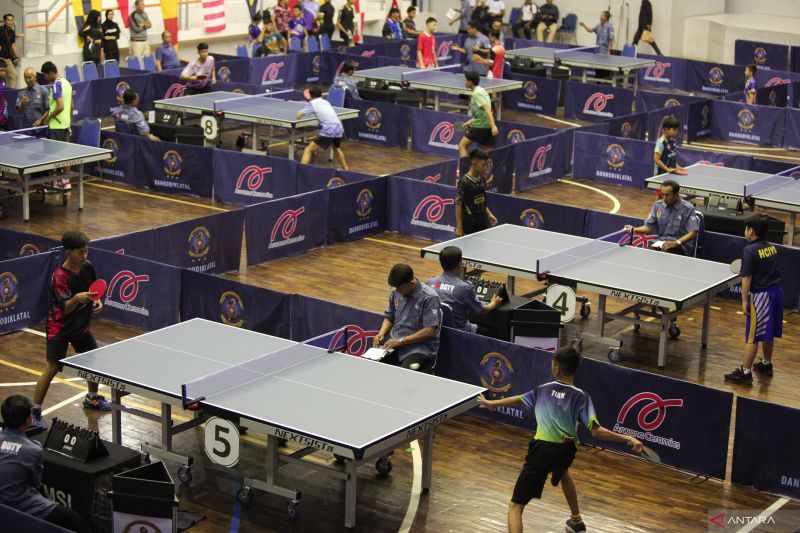 Kejuaraan tenis meja Piala Dankodiklatal Tahun 2024 - ANTARA News Jawa ...