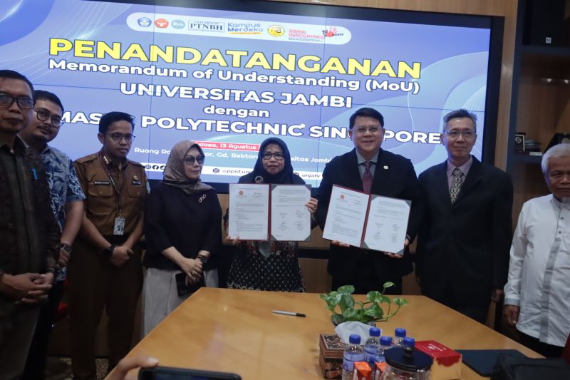 Unja dan Temasek Polytechnic Singapore perkuat kerja sama pendidikan - ANTARA News