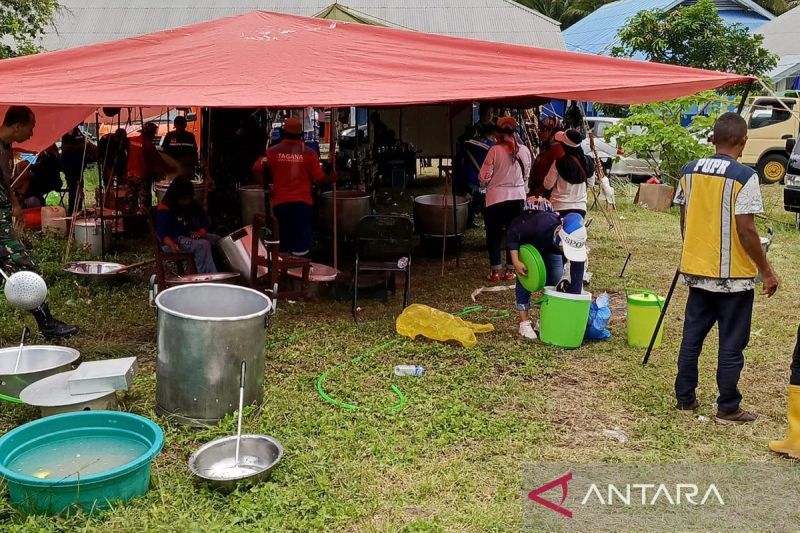 Polda Malut dirikan dapur umum bantu korban banjir - ANTARA News