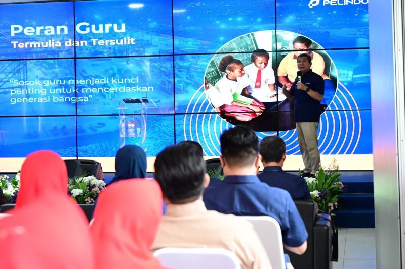 Program Pelindo Mengajar 2024 berlanjut dukung digitalisasi pendidikan - ANTARA News