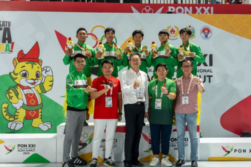 Sumut tambah dua medali emas dari Barongsai PON 2024 - ANTARA News