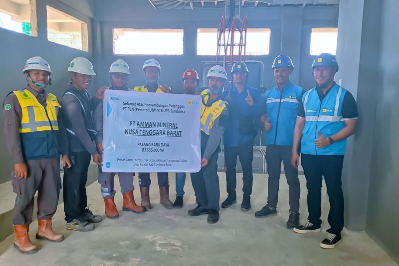 PLN NTB aliri listrik bandara khusus PT Amman Mineral di Sumbawa Barat ...