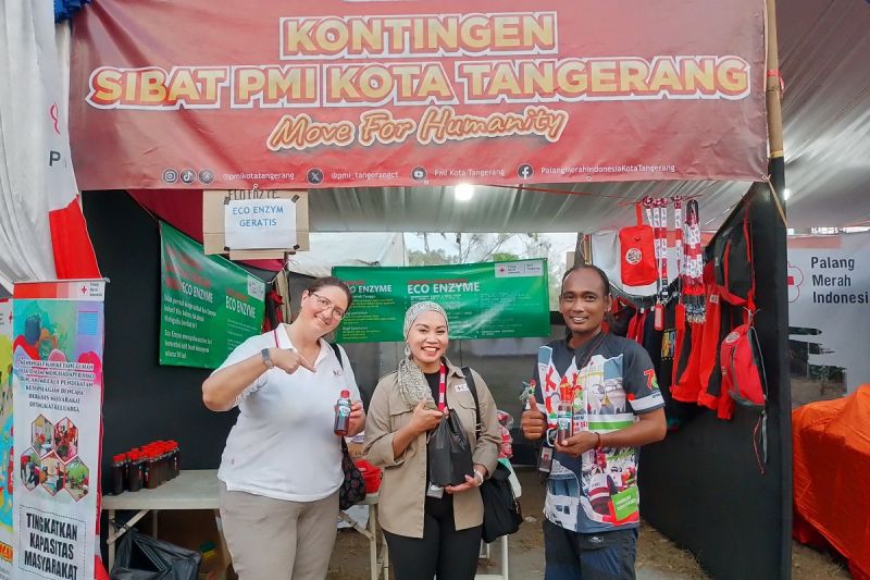 PMI Kota Tangerang kenalkan eco enzyme yang miliki banyak manfaat ...