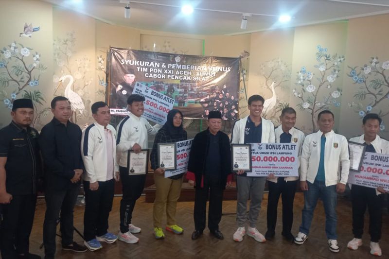 IPSI Lampung beri bonus Rp50 juta peraih emas PON XXI - ANTARA News Lampung