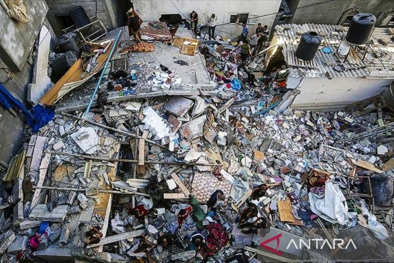 Israel serang gedung lima lantai di Gaza, 94 pengungsi Palestina tewas ...