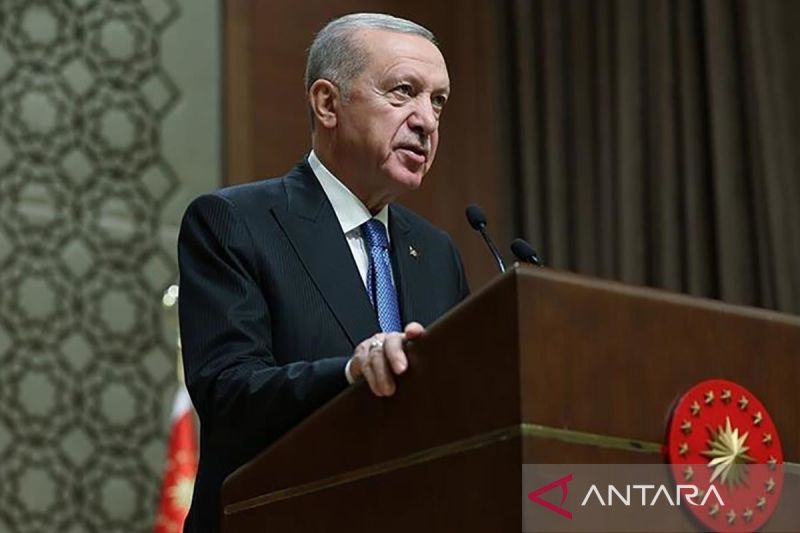 Erdogan: Israel sandera institusi pelindung perdamaian dan HAM - ANTARA ...