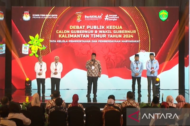 Debat Pilgub Kaltim: Isran-Hadi fokuskan berdaulat, Rudy-Seno ...
