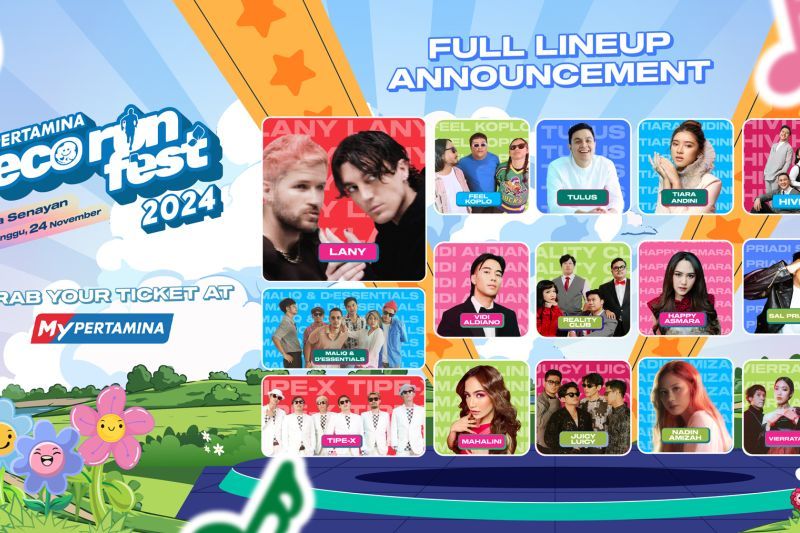 LANY dan 14 musisi lokal akan tampil di Pertamina Eco RunFest 2024 ...