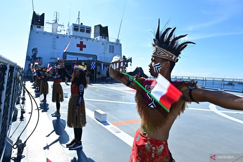 KRI WSH-991 berhasil tuntaskan misi kemanusiaan di 4 negara Pasifik ...