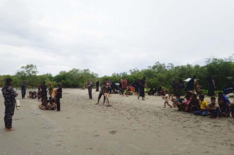 116 imigran Rohingya terdampar di Aceh Timur, kapal pengangkut karam ...