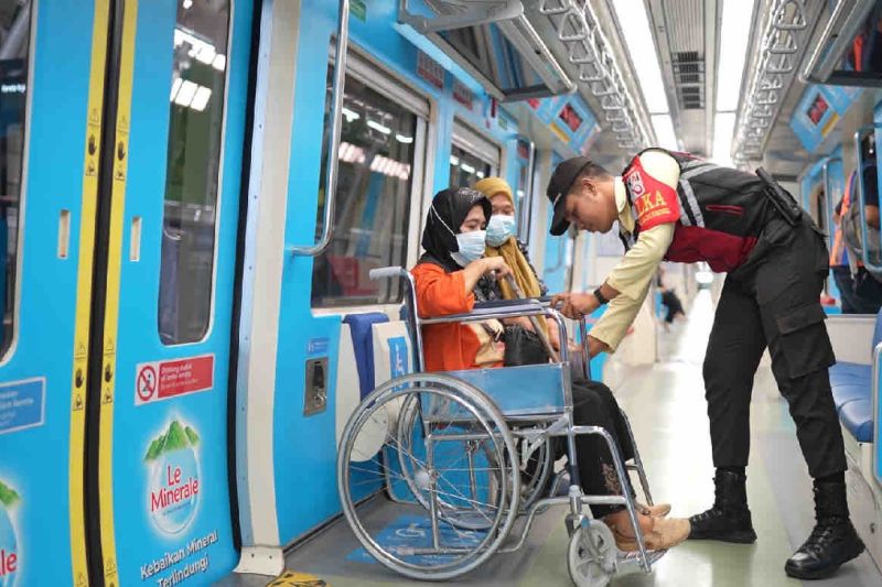 LRT Jabodebek hadirkan layanan ramah disabilitas di seluruh stasiun - ANTARA News