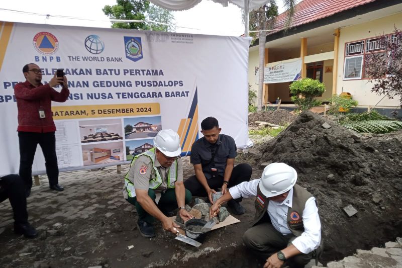 Gedung penanggulangan bencana Pusdalops dibangun di Mataram - ANTARA ...