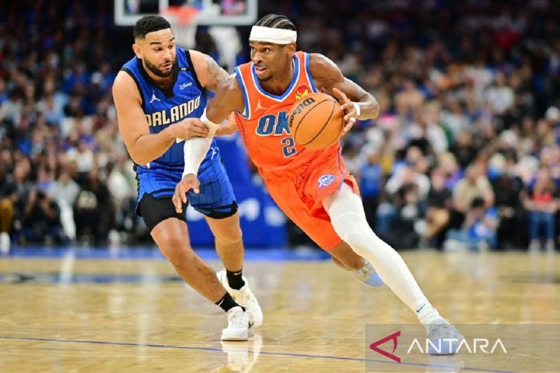 SGA cetak 41 poin, Thunder taklukkan Wizards 123-105 - ANTARA News