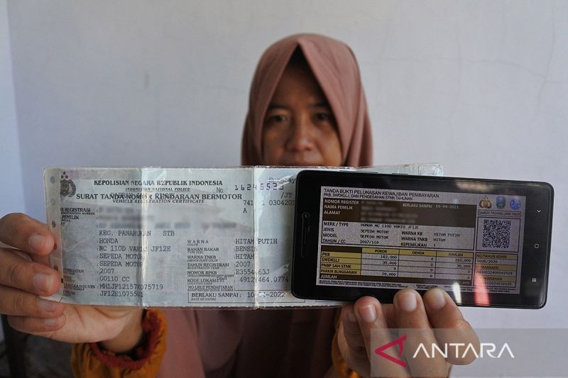 Cara cek tagihan pajak kendaraan lewat chatbot Whatsapp - ANTARA News