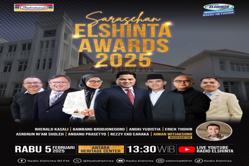 Sarasehan dan Elshinta Award 2025 siap digelar dukung Indonesia Emas ...