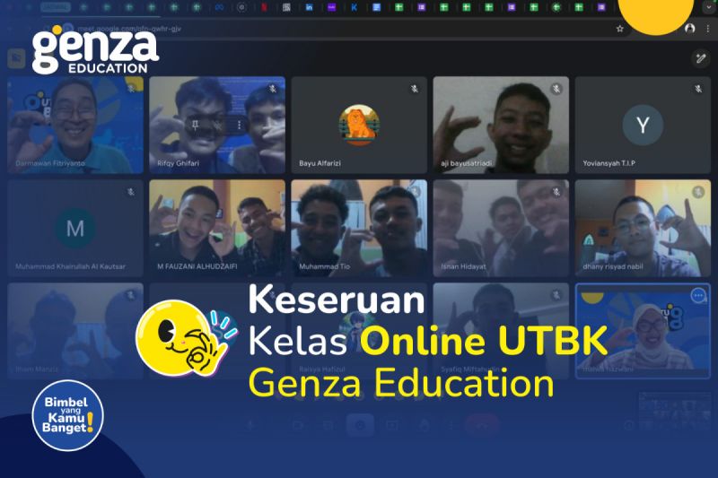 Genza Education luncurkan kelas UTBK online! Daftar sekarang sebelum ...
