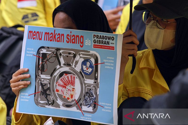 Aksi mahasiswa di UI Depok - ANTARA News