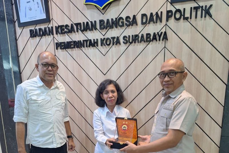 Bakesbangpol Surabaya terima apresiasi Densus 88 cegah radikalisme - ANTARA News