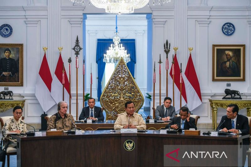 Prabowo pertemukan pengusaha besar RI dengan Ray Dalio bahas Danantara - ANTARA News