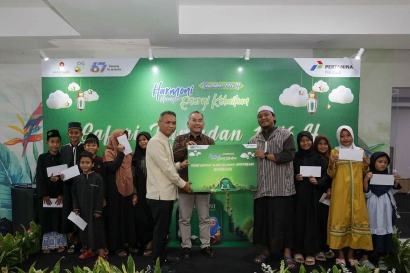 PHE OSES santuni 609 anak yatim melalui Safari Ramadhan - ANTARA News