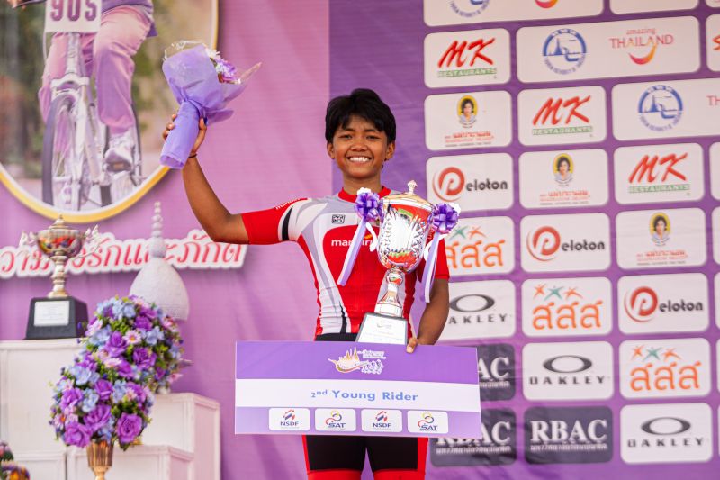 Andini Putri peringkat kedua Best Young Rider di Tour of Thailand 2025 ...