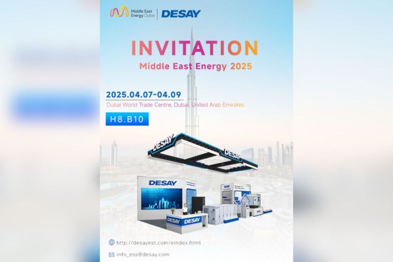 Desay Battery Pamerkan Berbagai Solusi Penyimpanan Energi Terbaru di Middle East Energy Dubai ...