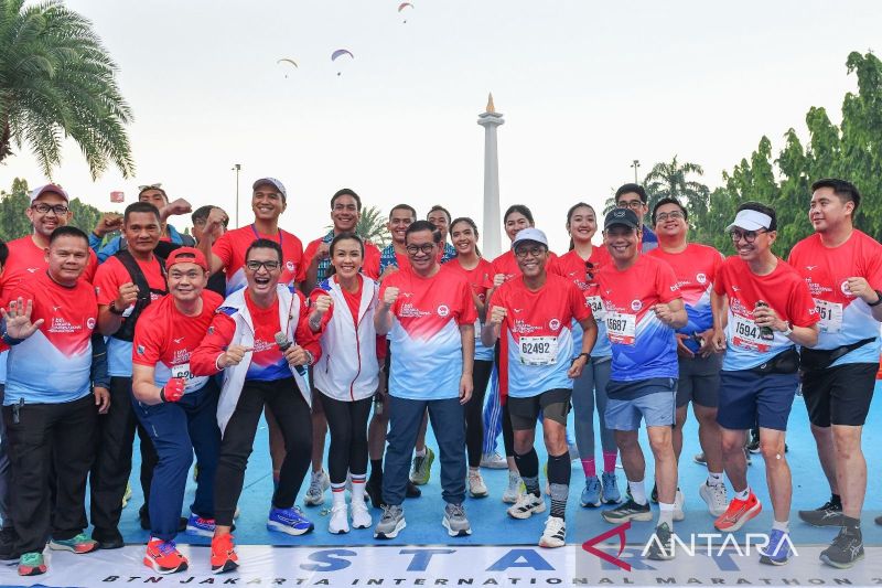 BTN Jakarta International Marathon 2025 sukses gaet 31.000 pelari ...