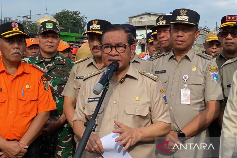 Pramono minta seluruh jajaran bekerja dengan hati dalam atasi banjir - ANTARA News
