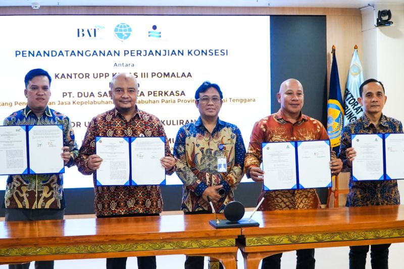 Kemenhub teken dua perjanjian konsesi kepelabuhanan tingkatkan PNBP - ANTARA News