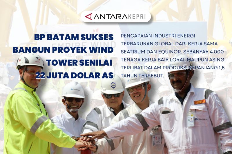 BP Batam sukses bangun proyek wind tower senilai 22 juta dolar AS ...