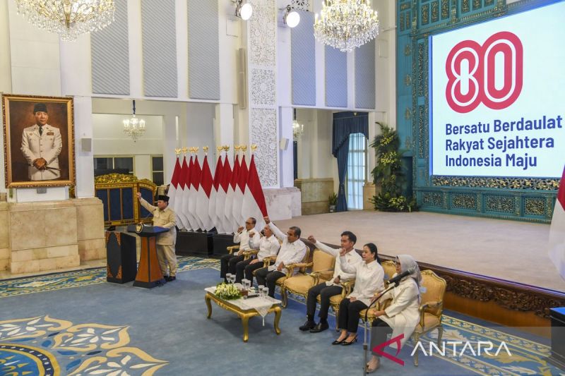 Presiden resmikan logo dan tema HUT Ke-80 RI di Istana Negara - ANTARA News