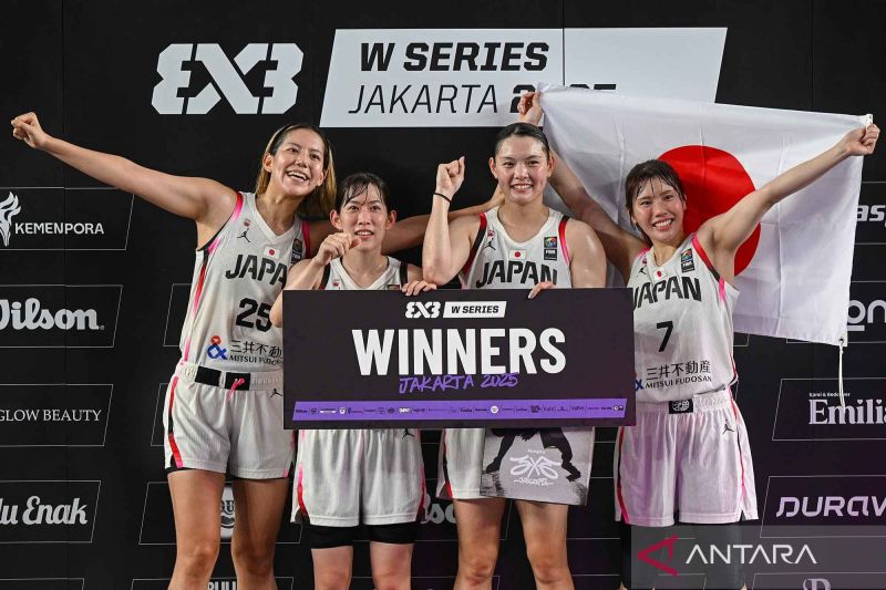Jepang juara FIBA Women's Series Inaspro 3x3 Jakarta 2025 setelahkan ...