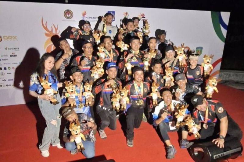 PORGASI Kalsel pertahankan juara umum pada FORNAS 2025 di NTB - ANTARA News
