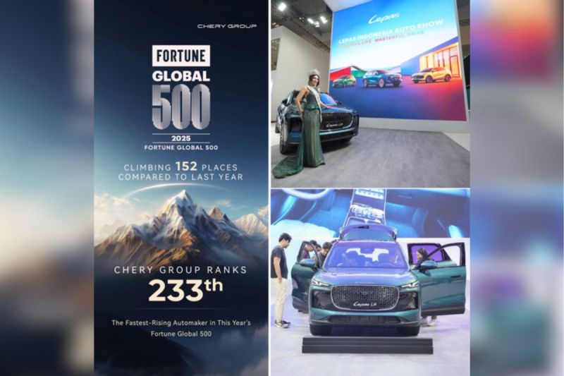 Chery Group Kembali Tercantum dalam Daftar "Fortune Global 500"; Debut ...