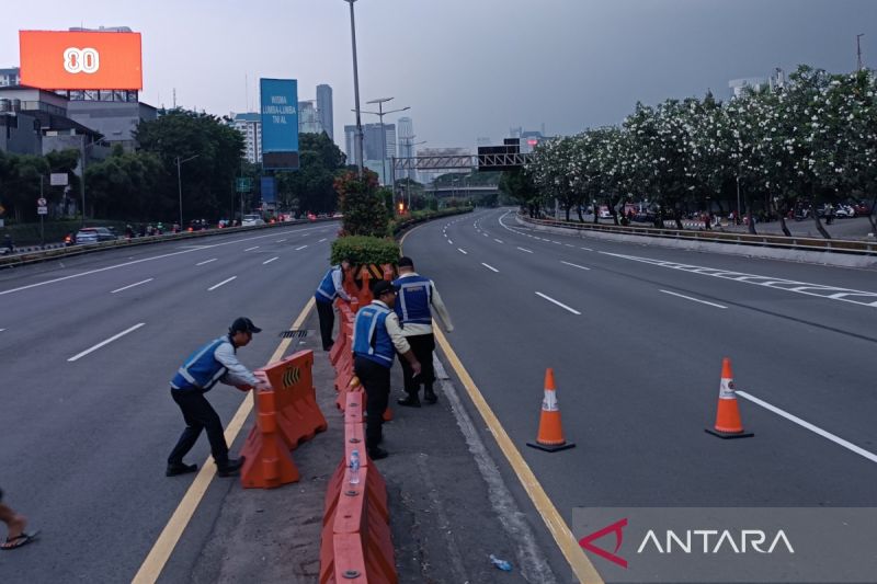Tol dalam kota ditutup total imbas demo di gedung DPR/MPR - ANTARA News