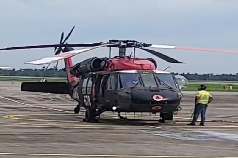 Helikopter black hawk BNPB dikerahkan untuk padamkan Karhutla di Aceh Selatan - ANTARA News Aceh