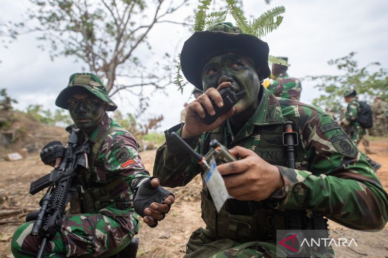 Prajurit TNI di Super Garuda Shield 2025, puncak latihan perang hutan ...
