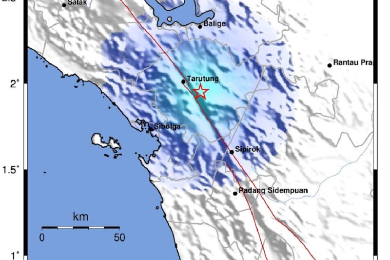 Info gempa hari ini baru saja M3,6 guncang Tapanuli Utara - ANTARA News Jawa Barat