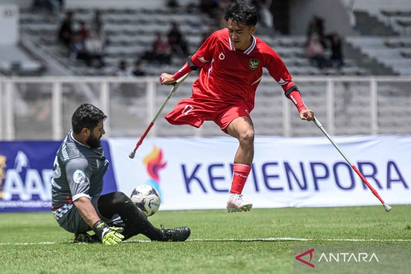 Timnas Sepak Bola Amputasi Indonesia bungkam Suriah dengan lima gol ...