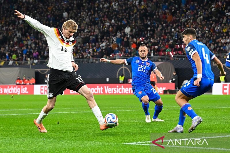 Cukur Slovakia 6-0, Jerman lolos ke Piala Dunia 2026 - ANTARA News